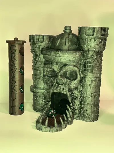 Torre de Dados del Castillo Grayskull de He-Man - Modelo de impresión ...