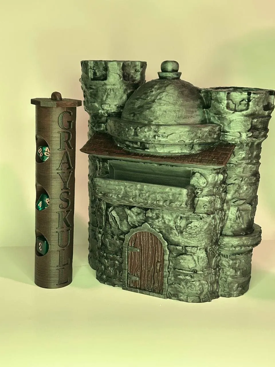 He-Man Castle Grayskull Dice Tower - Free 3D Print Model - MakerWorld