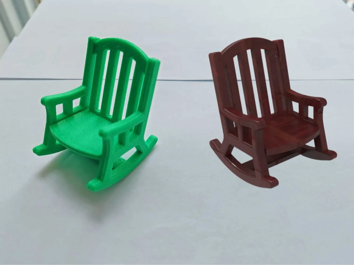 Desktop Ornament, Rocking Chair for Dolls by feng - MakerWorld