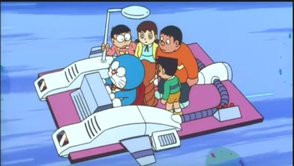 Doraemon-Nobita and the Robot Kingdom-2002-Time Machine-タイムマシン by ...