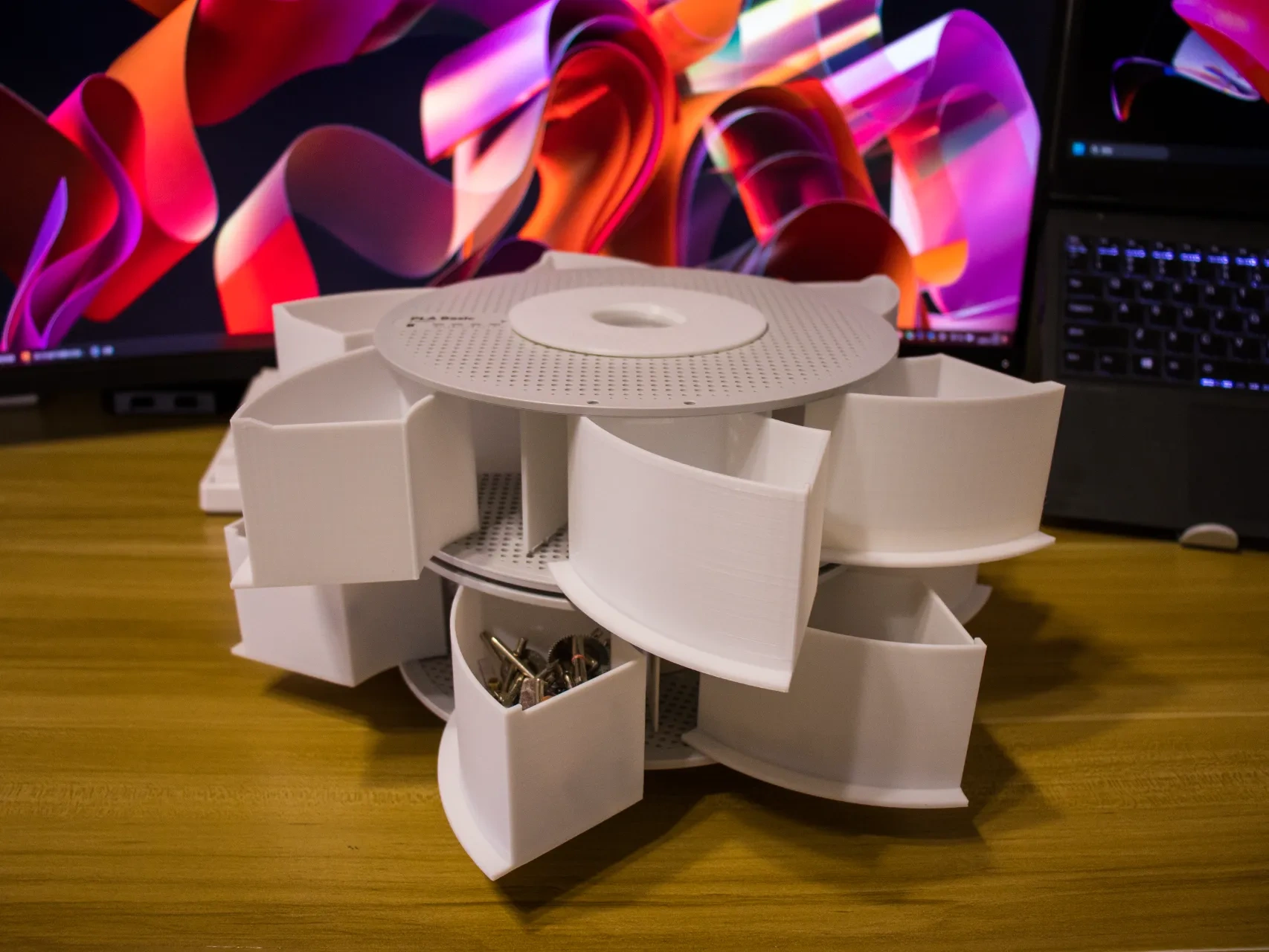 Bambu Filament Spool Stackable Storage Box Bambu Spool Storage Box ...