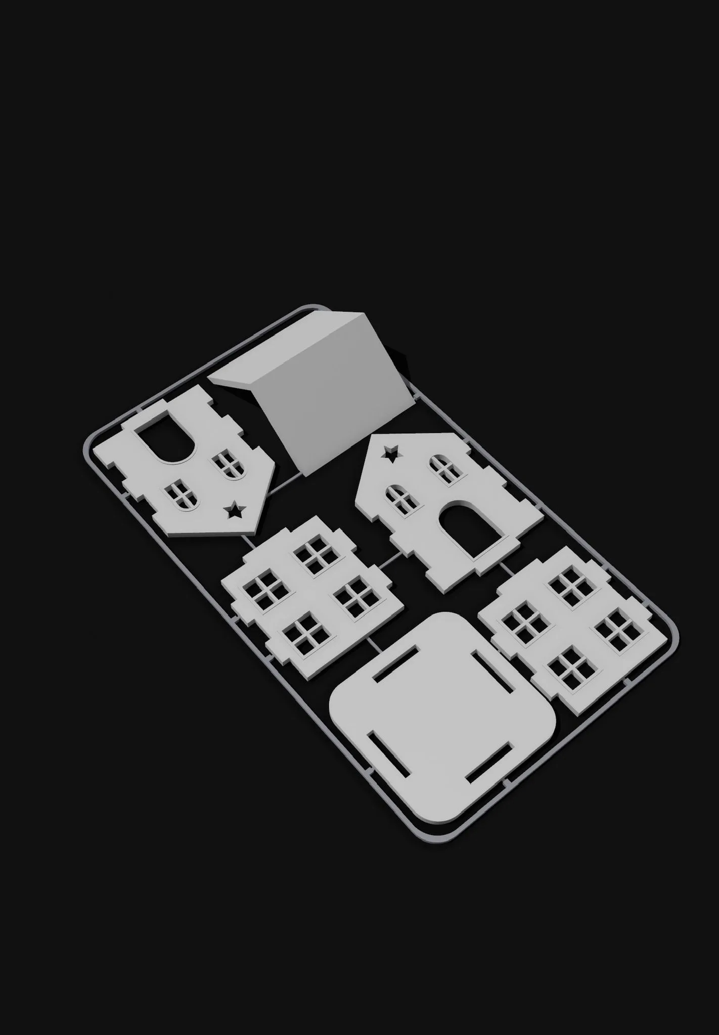 Christmas House Kit Card by mrsretronintendo MakerWorld: Download Free ...