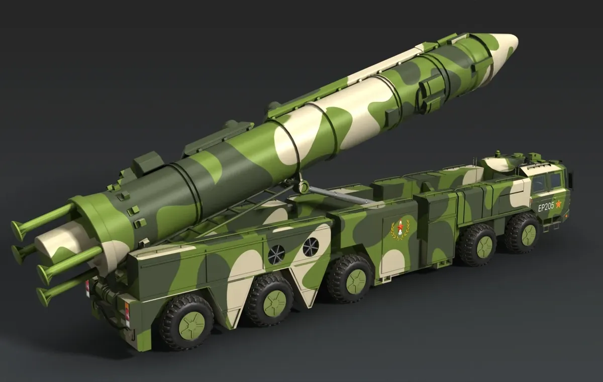 DF-21D Dongfeng Missile Launch Vehicle Model - Free 3D Print Model ...