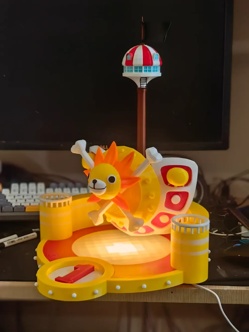 One Piece Thousand Sunny Ship Lamp MH001 Maker's Supply Creative Model ...