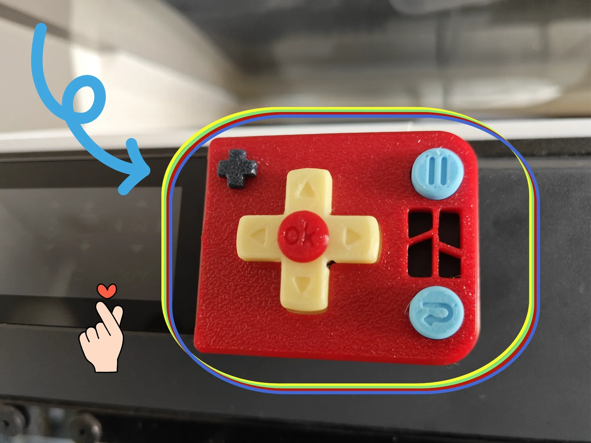 Enhanced Button Gamepad Feel Printer Accessory P1S NS Style by Loop ...