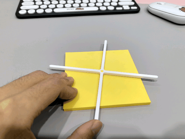 Quadrilateral Quartering Teaching Aid by youneigui - MakerWorld