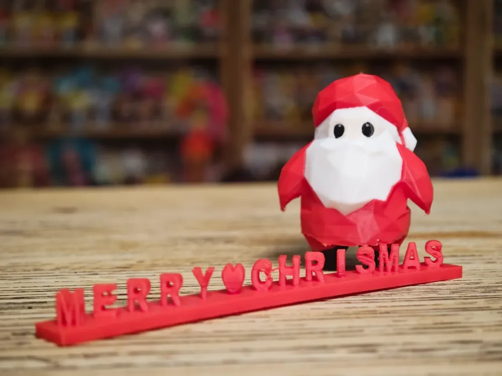 Christmas atmosphere spatial lettering by AtamiSquare MakerWorld ...