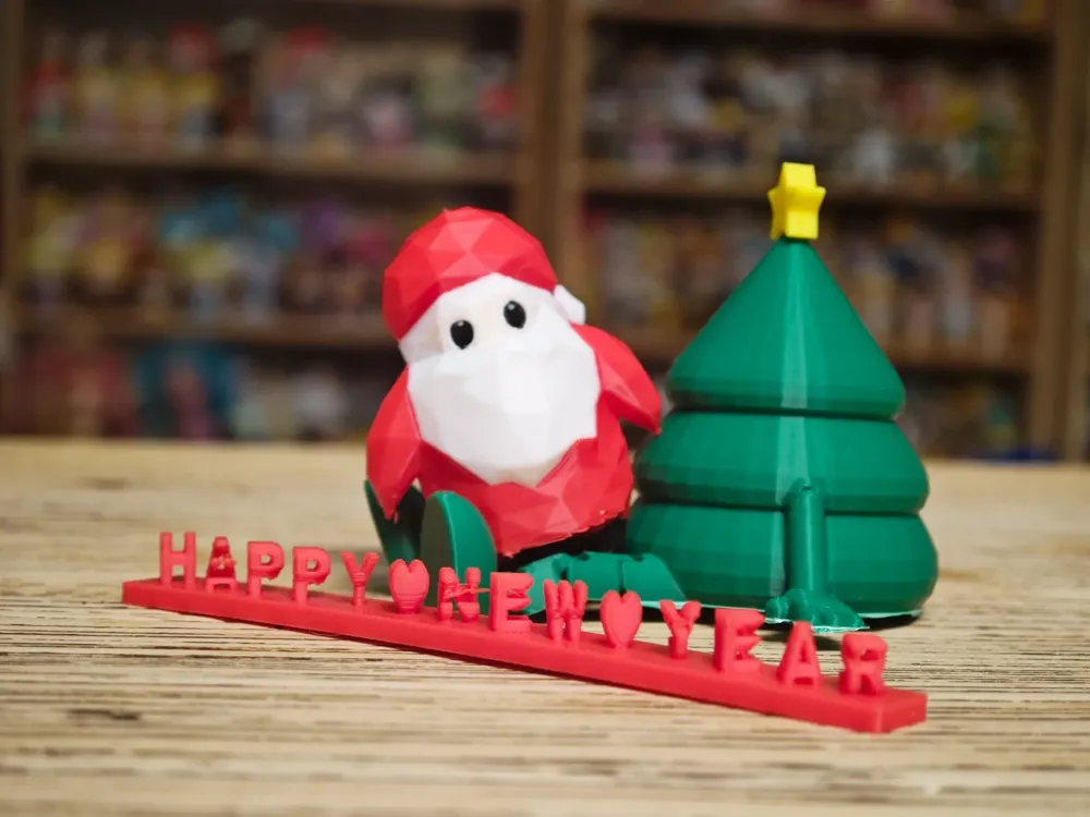Christmas atmosphere spatial lettering by AtamiSquare MakerWorld ...