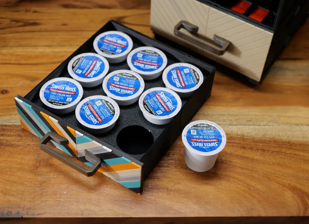 GEN2 Keurig K-Cup Drawer Insert - Free 3D Print Model - MakerWorld