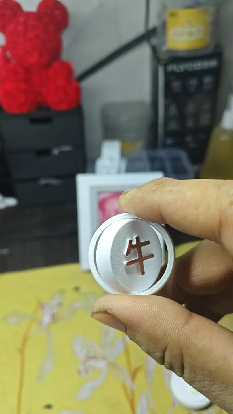 Ox and Horse Rotation Fidget Spinner The world is undecided, you and I ...