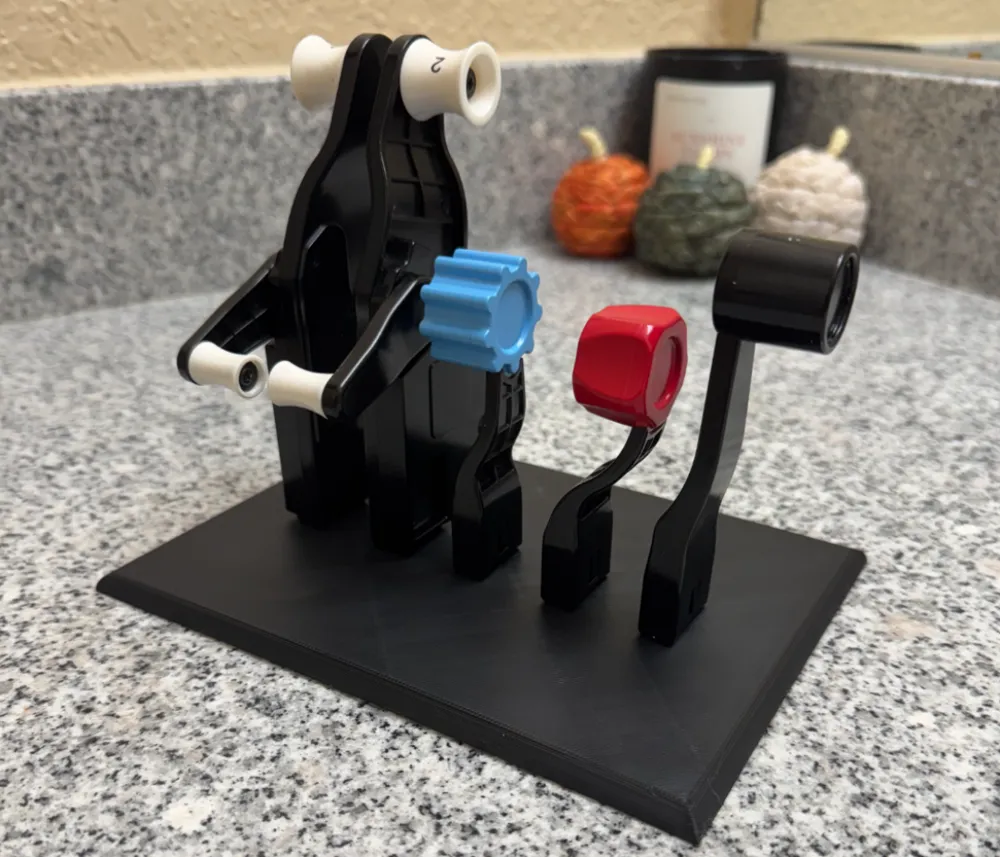 Honeycomb Bravo Throttle Lever Stand (Simple) - Free 3D Print Model ...