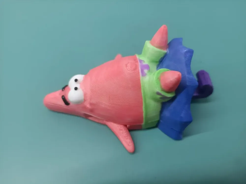 Patrick Star Articulated Hook by Heart Memory MakerWorld: Download Free ...