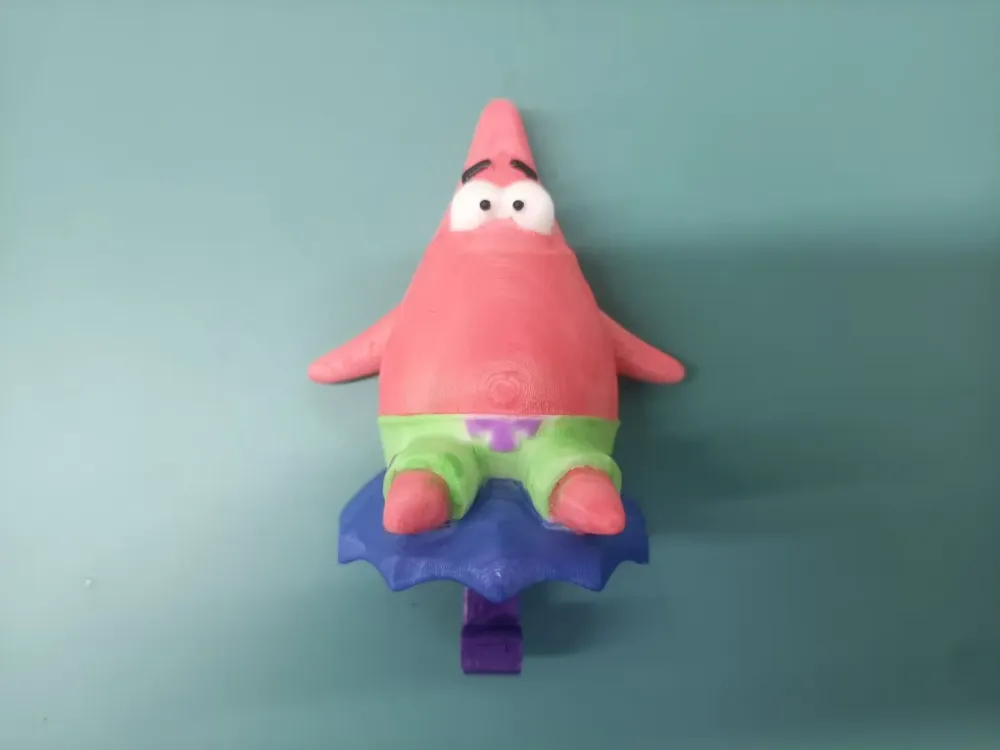 Patrick Star Articulated Hook by Heart Memory MakerWorld: Download Free ...