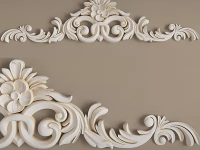 Plaster decorative ornamet - Free 3D Print Model - MakerWorld