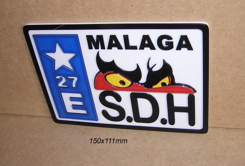Customizable Scooter License Plate by Frank - MakerWorld