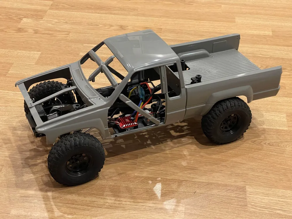SCX10.2 Side Trays/Body Mounts for RC4WD Xtra Cab by Lonnie MakerWorld ...