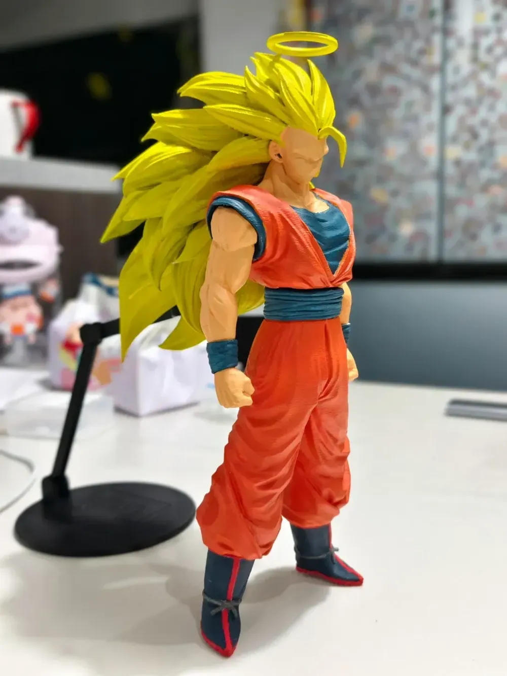 Goku Super Saiyan 3 Multicolor Print Version Remixed by GAWEICHAN ...