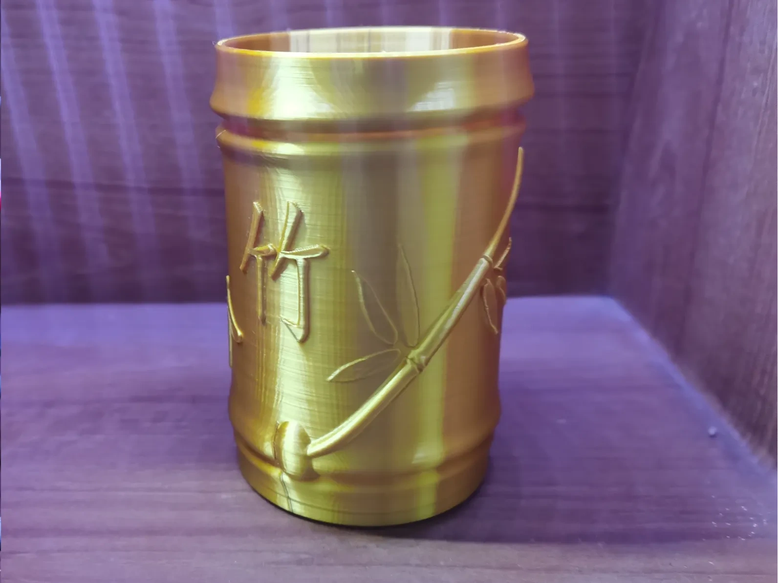 Bamboo Pen Holder by kkyy - MakerWorld