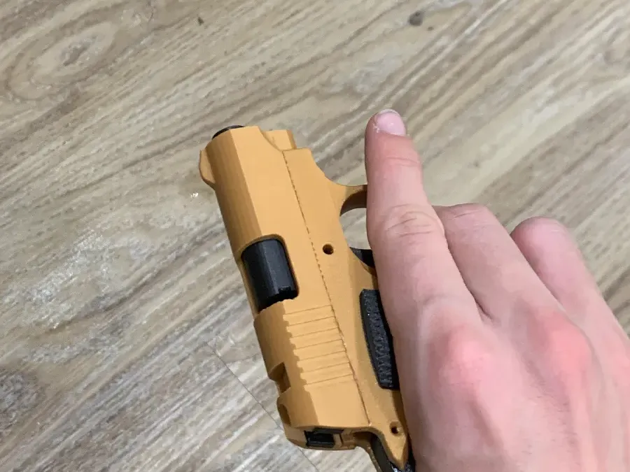 Mini M1911 figet gun - Free 3D Print Model - MakerWorld