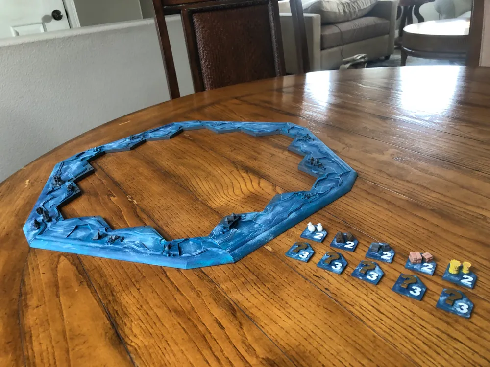 Catan 3D Oceanic Border by ThereAreBeesinmyMouth - MakerWorld