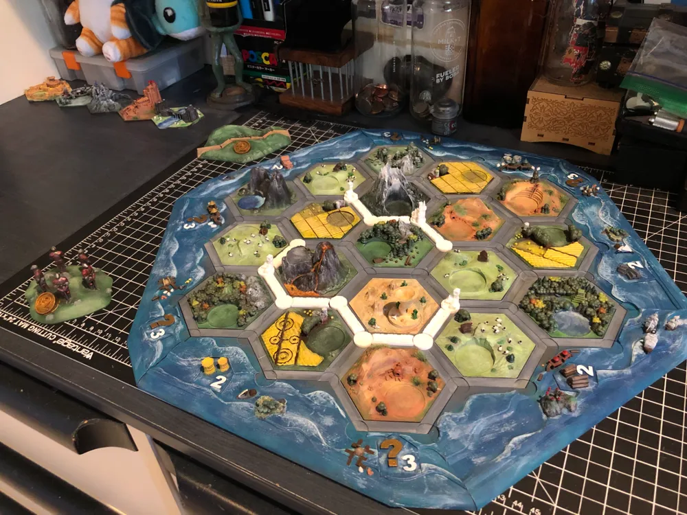 Catan 3D Oceanic Border by ThereAreBeesinmyMouth - MakerWorld