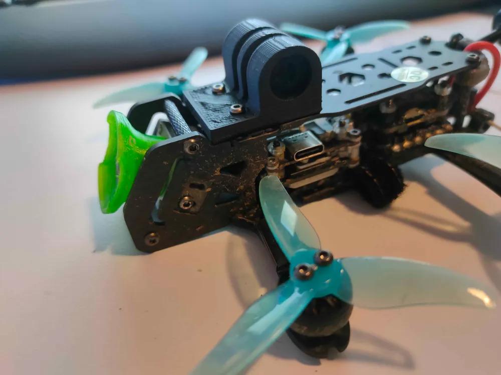 Gopro Mount IH2 Iflight Full Size, striped FPV - Free 3D Print Model ...
