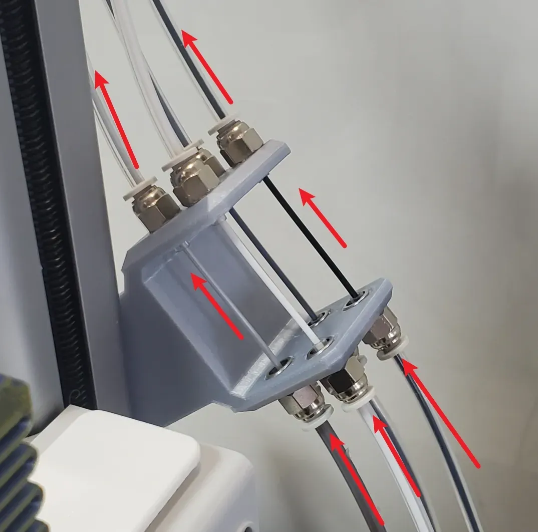 A1 mini Manual Filament Change V2.0 - Rear Version - Free 3D Print ...