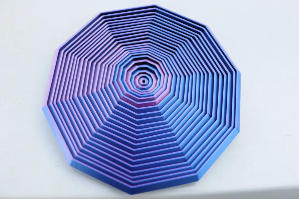 Perfect Ten (Decagon Radish Tower) Fidget Toy by buzhang - MakerWorld