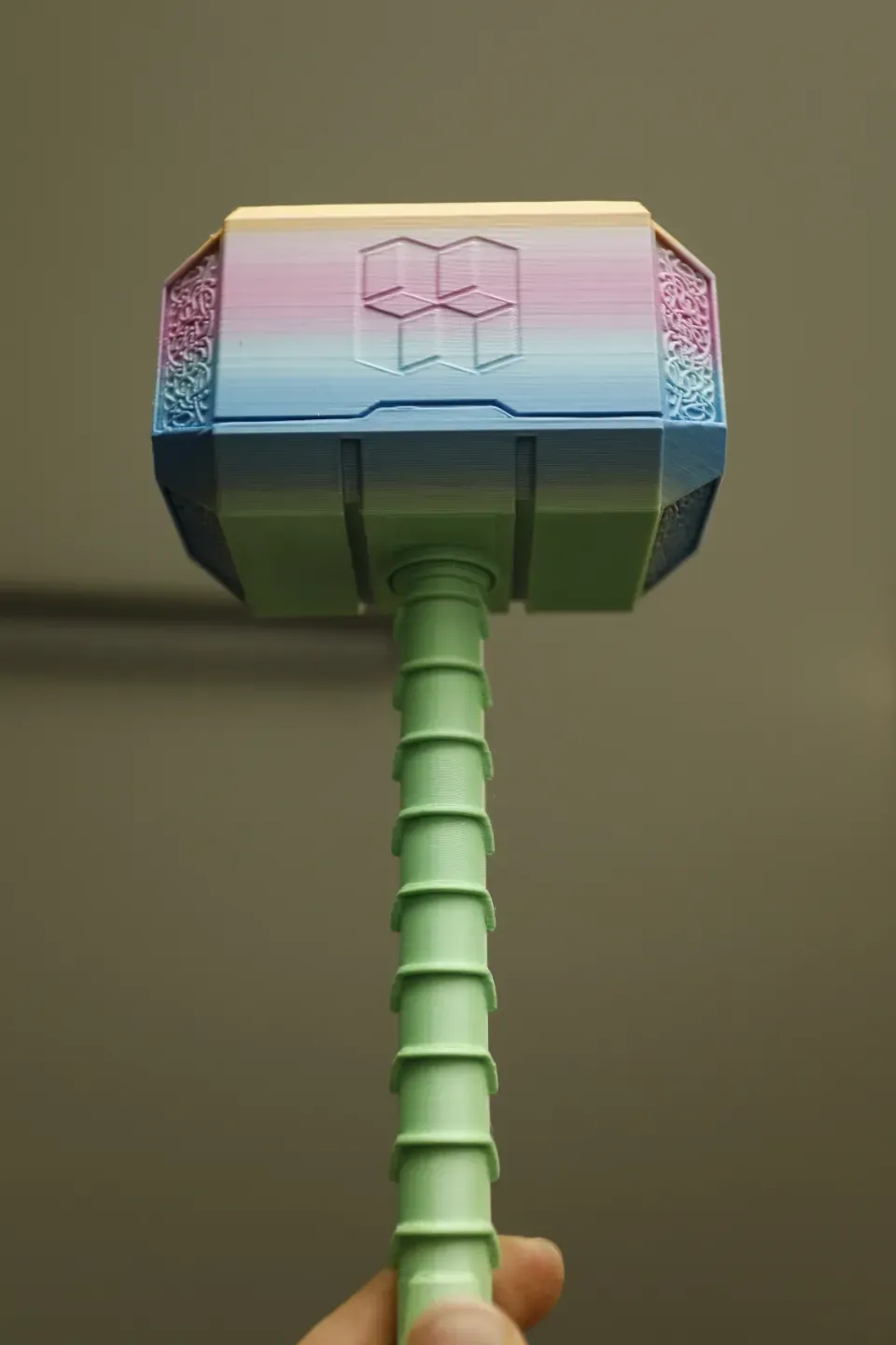 Spinning Top - Thor's Hammer (Print-in-Place, Infinite Rotation) What a ...