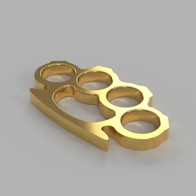 "Brass" Knuckles by LoosyGooseMakerWorld: Download Free 3D Models