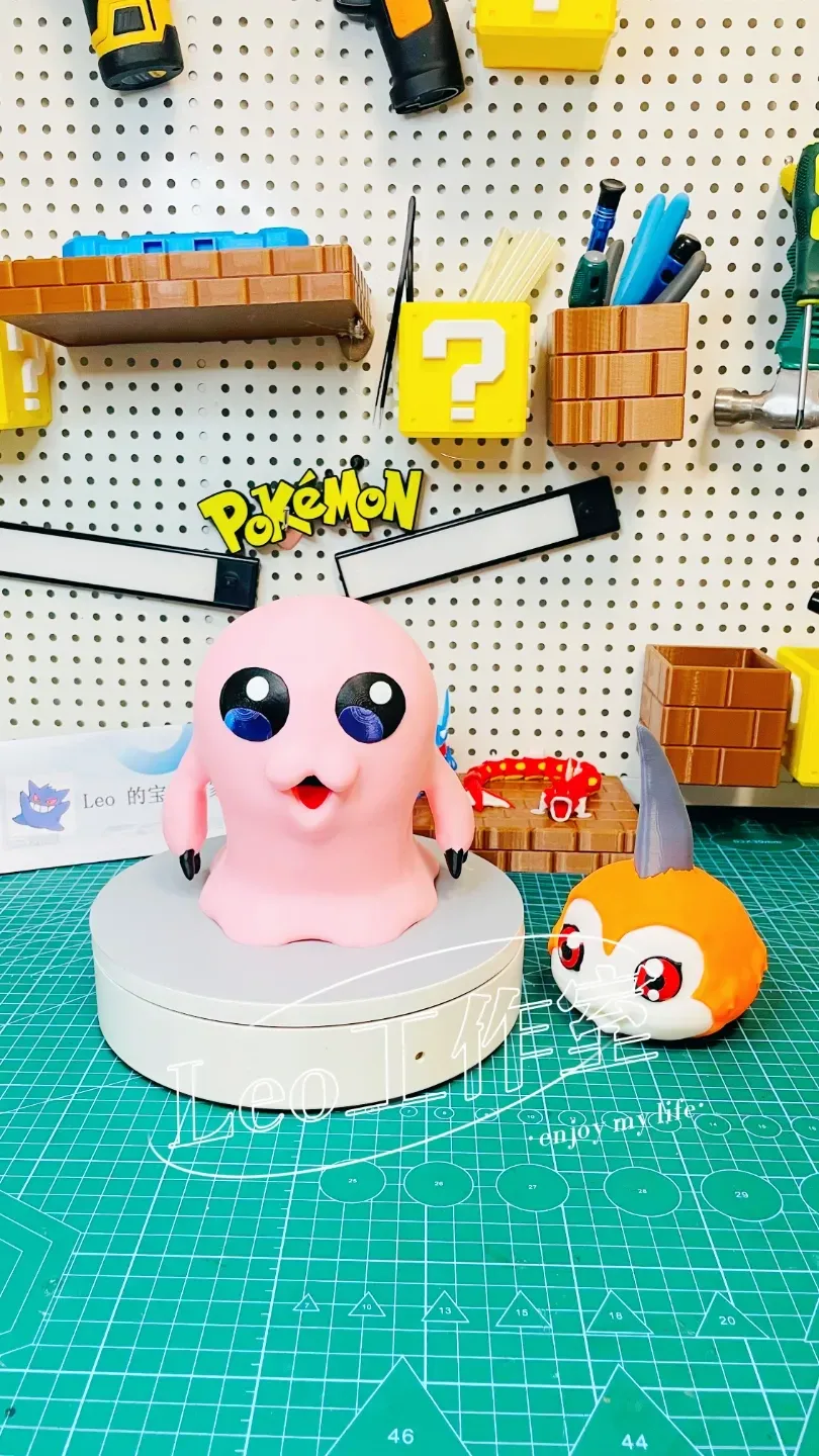 Digimon Mochimon — Nougatmon (Multi-color Assembly) by 手残的Leo - MakerWorld
