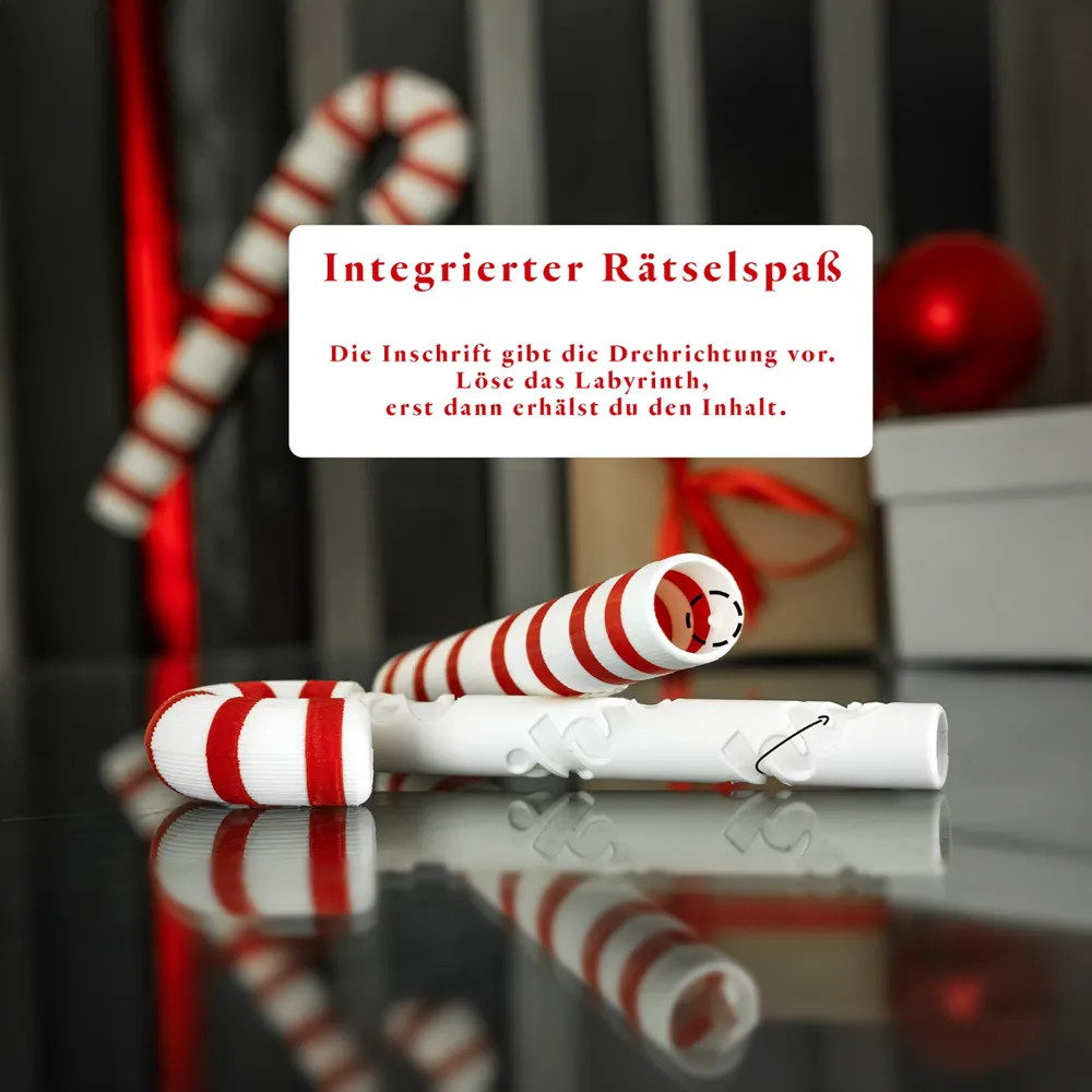 Xmas Riddel Candy Cone Money Gift by Wandedel24 - MakerWorld