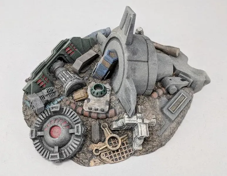 Star Wars wreckage by BlackDuck - MakerWorld