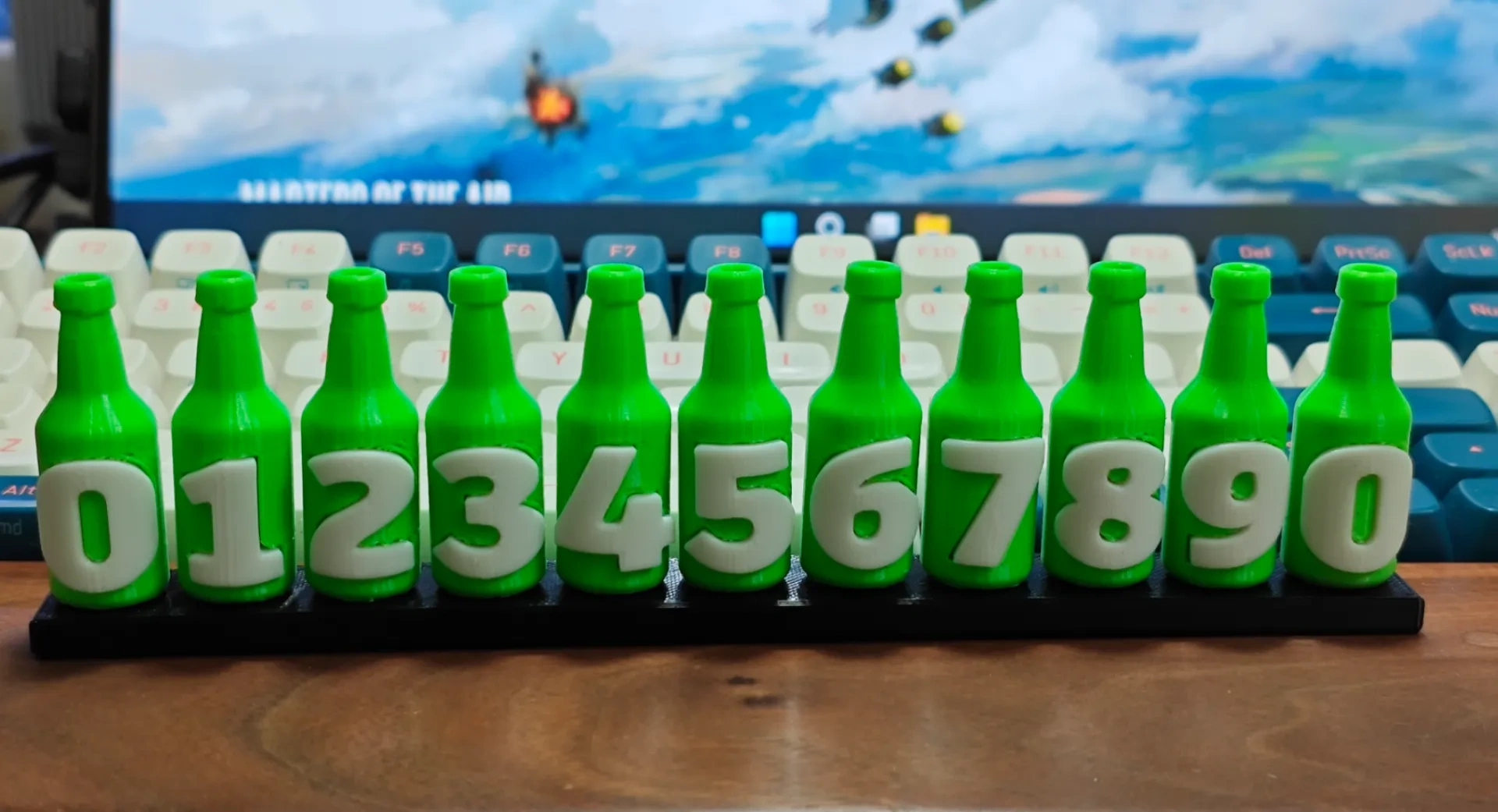 Beer Bottle Car Relocation Number Plate by 天生玩家国际服 - MakerWorld