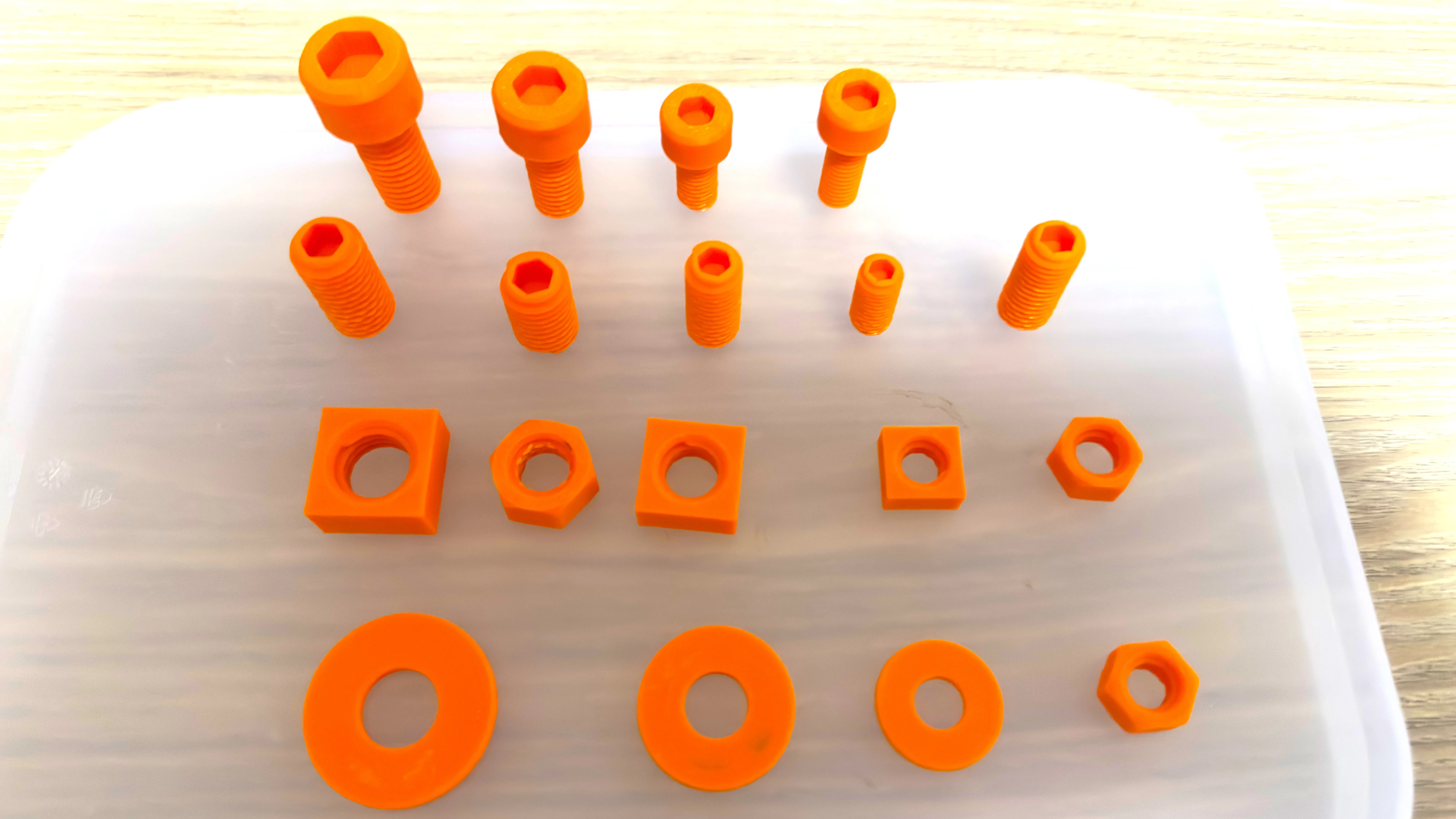 M8/M10/M12 Screw Kit (Screws, Washers, Nuts) by TuTu MakerWorld ...