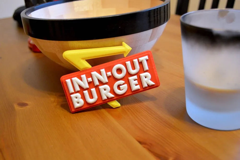 Miniature In-N-Out Sign by TheNewHobbyist - MakerWorld