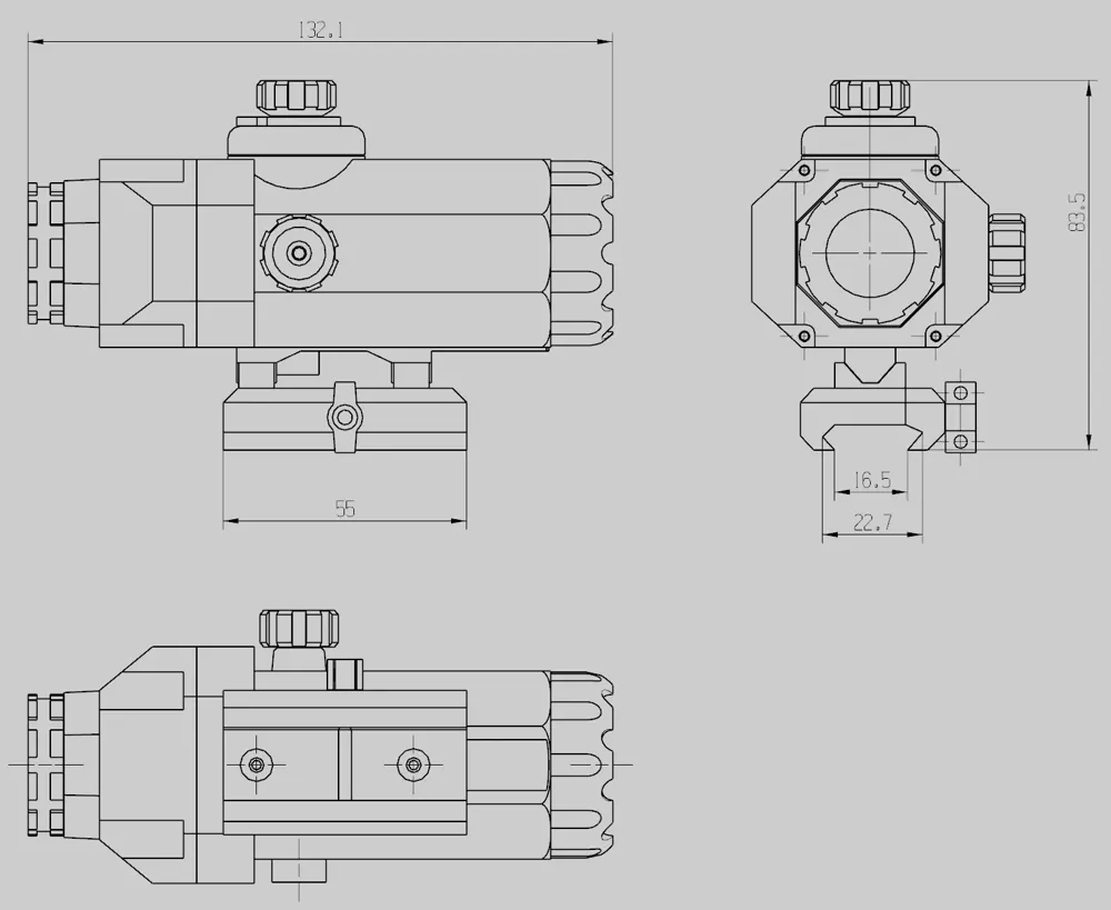 QMK-171 White Light Mirror Model by 大天狼星 - MakerWorld