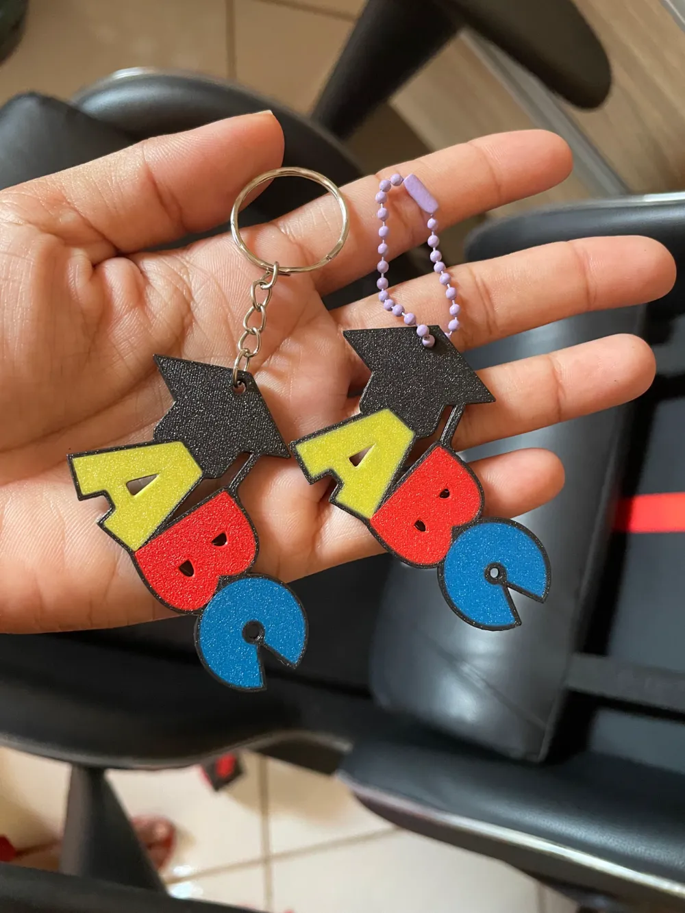 ABC Keychain by adrianobarrosmba MakerWorld: Download Free 3D Models