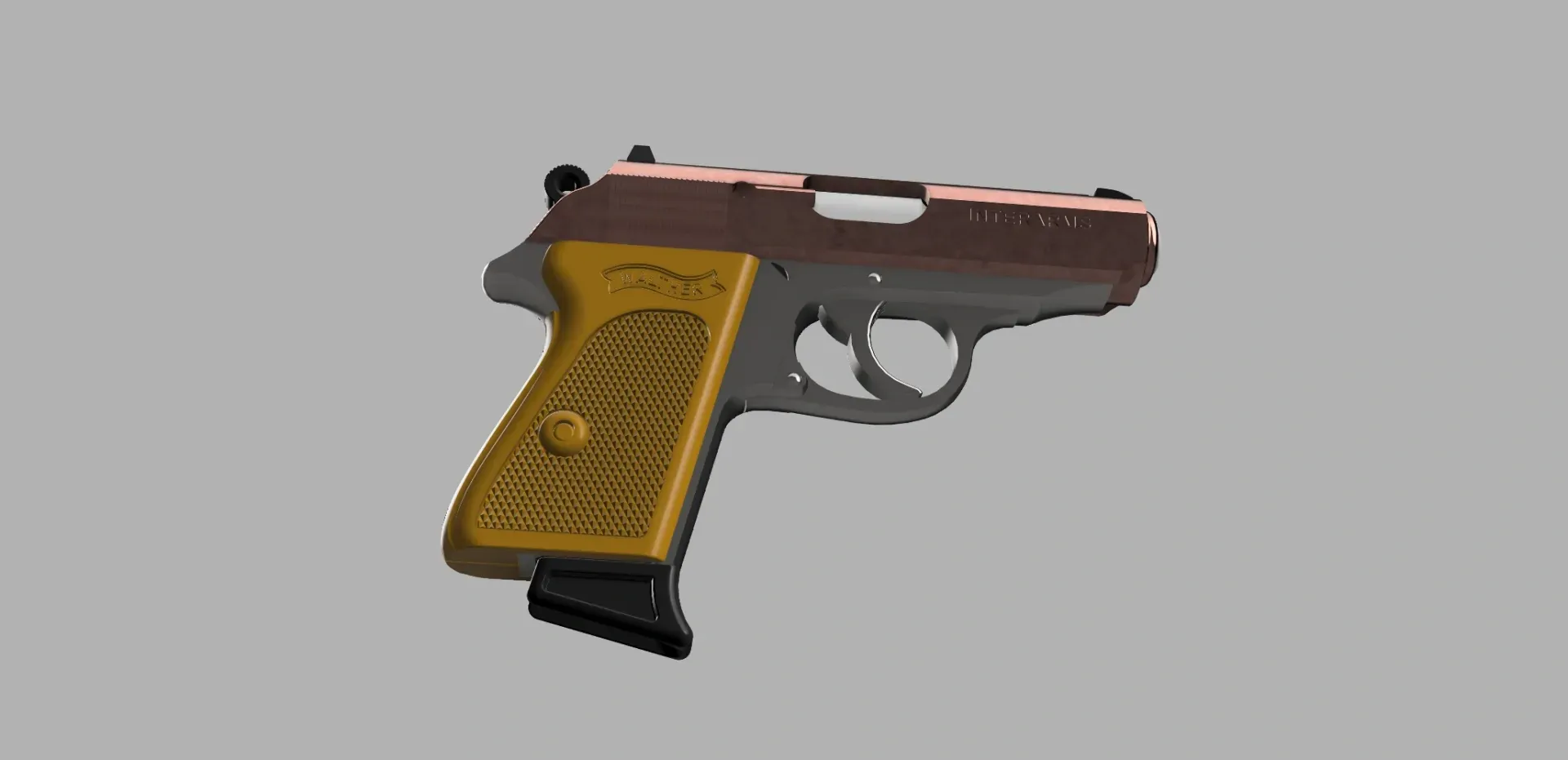 007's Favorite Walther PPK Toy Gun Model - Free 3D Print Model - MakerWorld