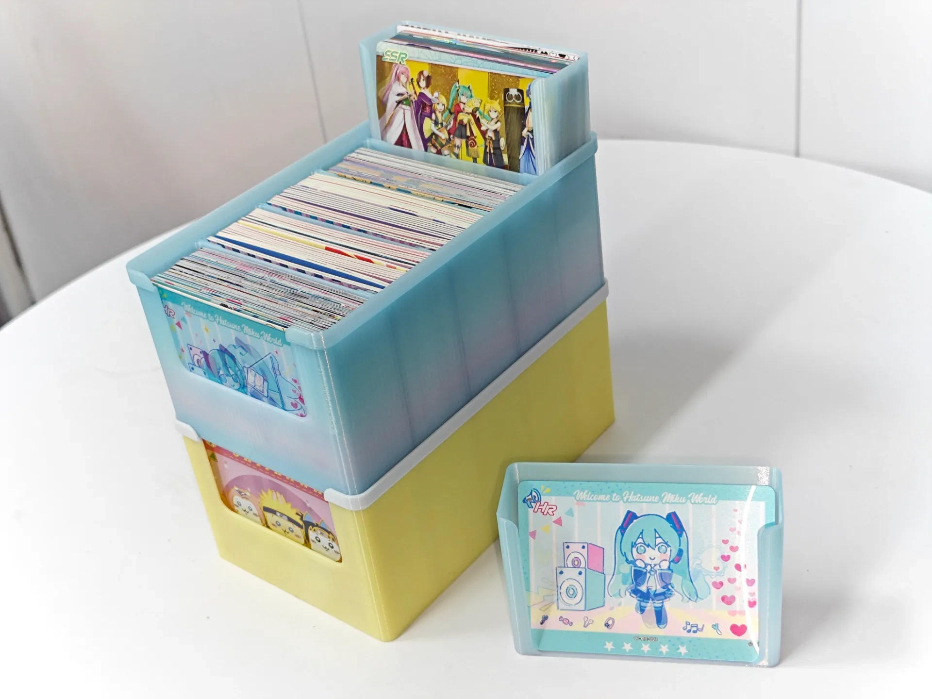 [Stackable] Card Organizer + Storage Box by 吧唧熊 - MakerWorld