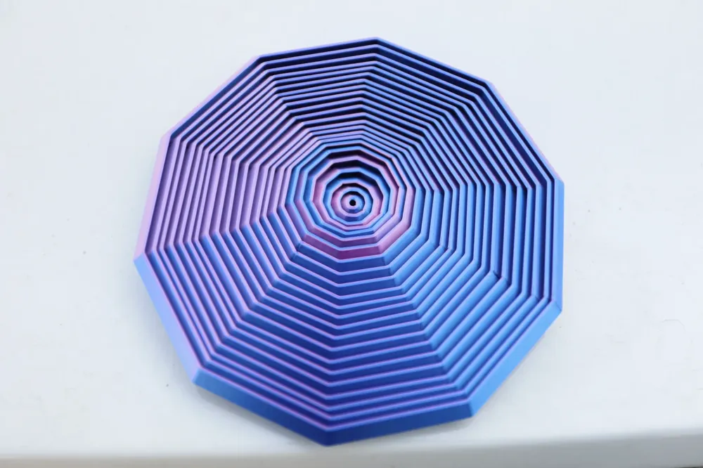 Perfect Ten (Decagon Radish Tower) Fidget Toy by buzhang - MakerWorld