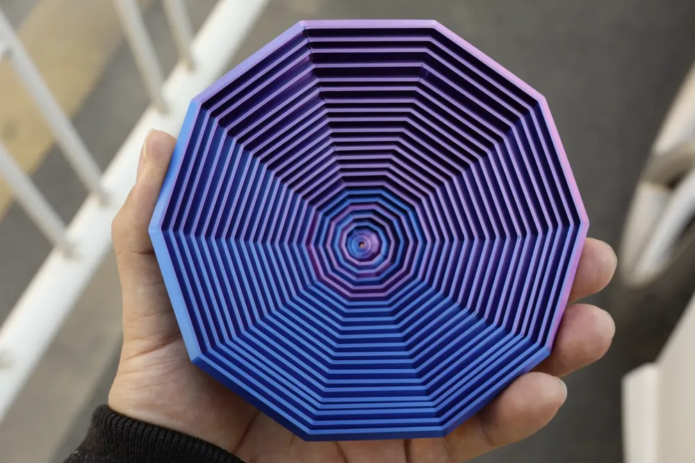 Perfect Ten (Decagon Radish Tower) Fidget Toy by buzhang - MakerWorld