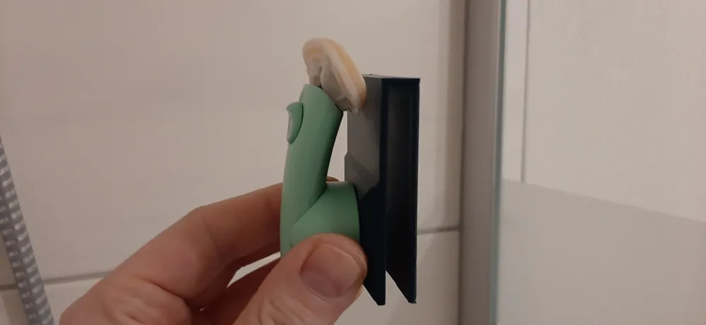 Estrid Razor holder for Glass Shower Wall by dan_g - MakerWorld