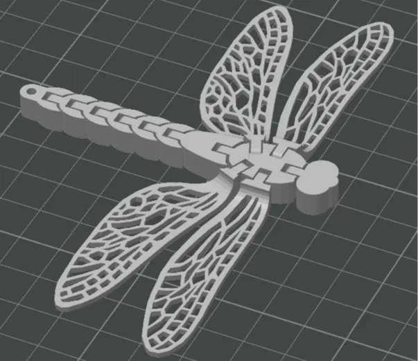 Articulated Dragonfly by Axin MakerWorld: Download Free 3D Models