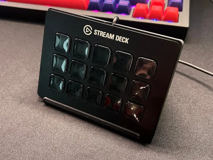 Stream deck stand with cable pass by Mike709MakerWorld: Download Free ...