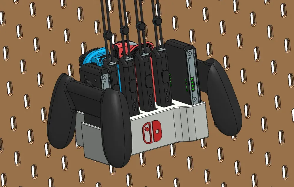 Nintendo Switch Controller Holder - Free 3D Print Model - MakerWorld