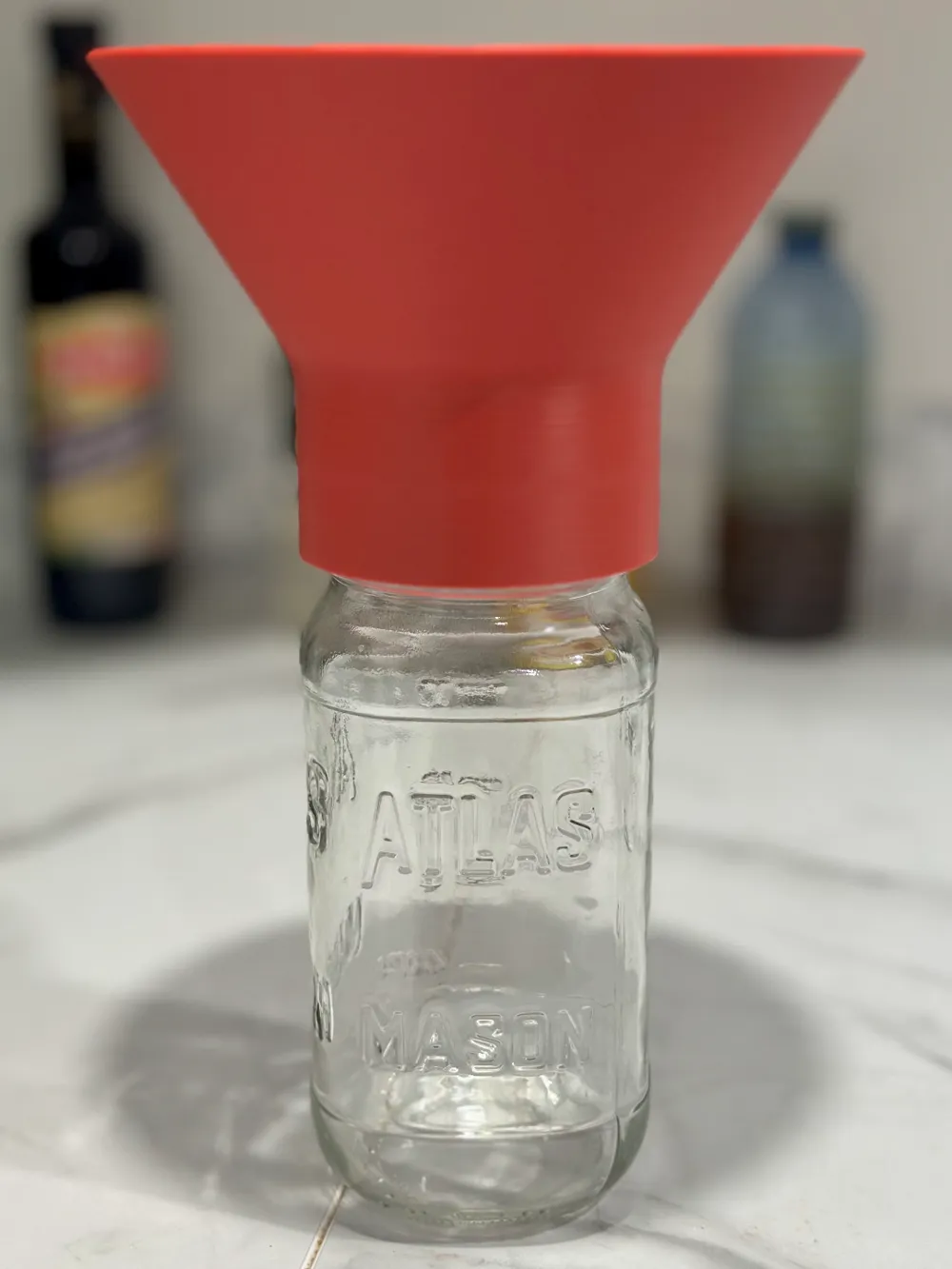 Atlas Mason Jar Threaded Funnel by sewer - MakerWorld