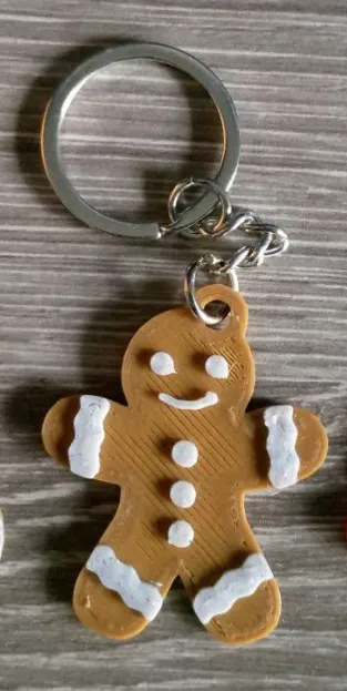 GINGERBREAD MAN FOR KEYCHAIN by JustEhan MakerWorld: Download Free 3D ...