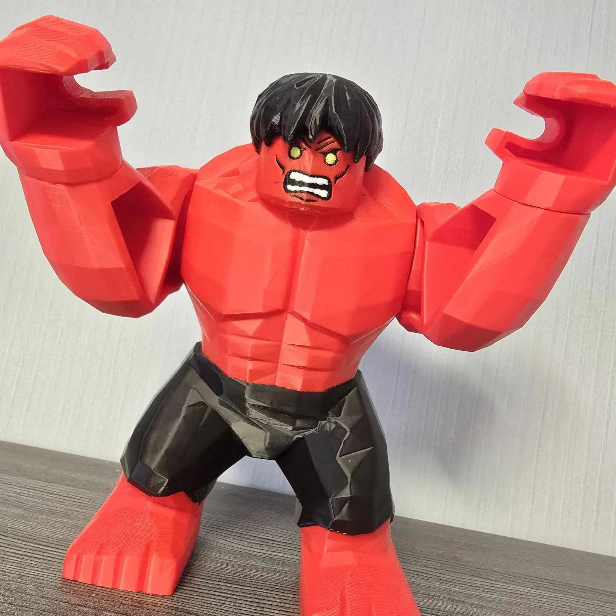 Big Mega Brick * Red Hulk * ~22 cm by cBoLsmUiEc - MakerWorld