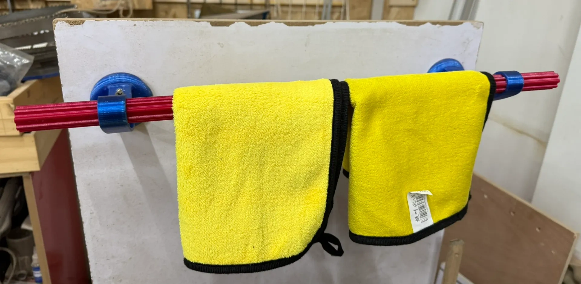 Wall-mounted towel rod bracket by user_4158588850 - MakerWorld